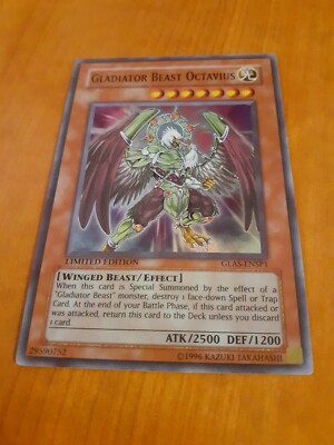 Gladiator Beast Octavius GLAS ensp1 Super Rare Anglaise (GLAS frsp1) | eBay