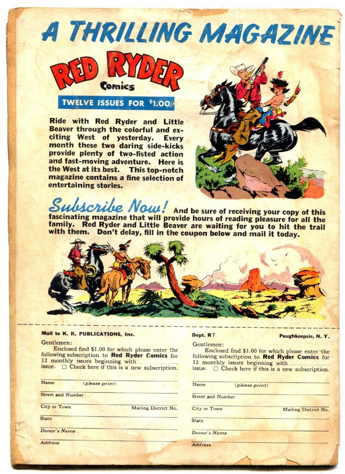 Red Ryder Comics #96 1951- Dell Western F/G | eBay