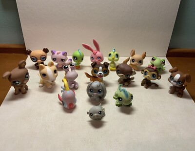 Littlest Pet Shop Lot, 18 Figures, Various Accessories, and Circus ...