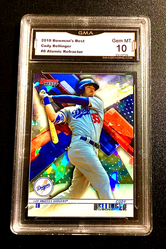 Cody Bellinger Gem Mint 10 Bowman Best Atomic Refractor Baseball Rare ...