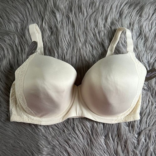 Secret Treasures Demi T-Shirt Bra Women Size 40DDD White Lightly Lined ...