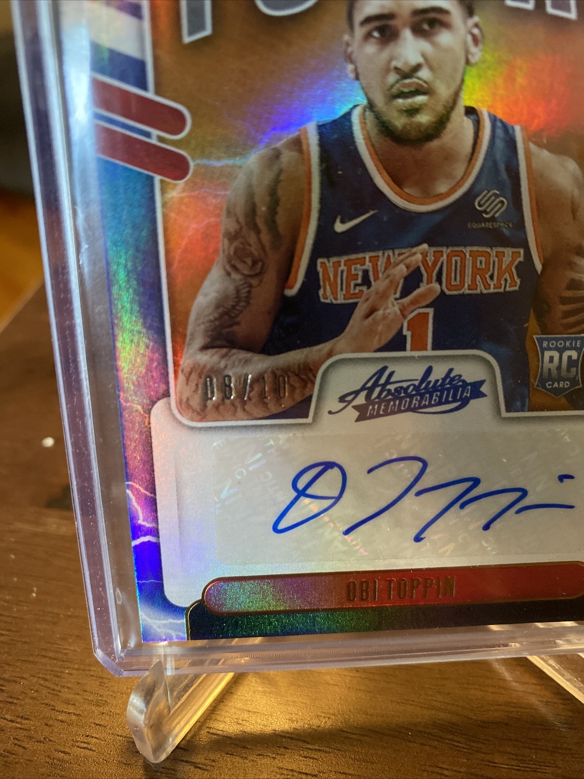 2021 Obi Toppin Absolute Memrobilia Future Signatures Rookie Auto 8/10 ...