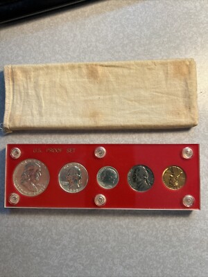1959 United States Mint 5 Coin Proof Set in original plexiglass | eBay