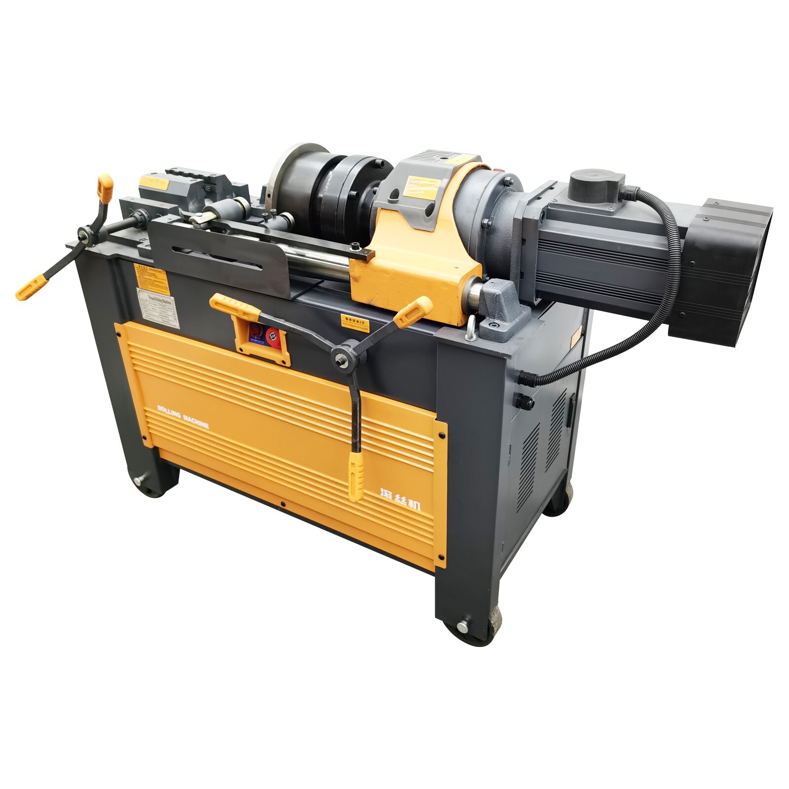 Electric Steel Bar Threader Round Rebar Rolling Threading Machine 0.6 ...