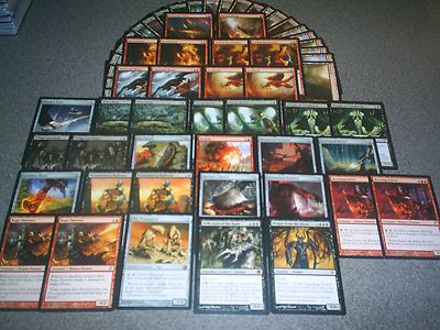 MTG Magic HUMAN DECK Black Red SoM Innistrad Skirsdag Cultist Geth ...