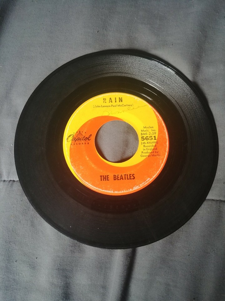 BEATLES: Paperback Writer / Rain US Capitol 5651 Scranton 45 Sub Label ...