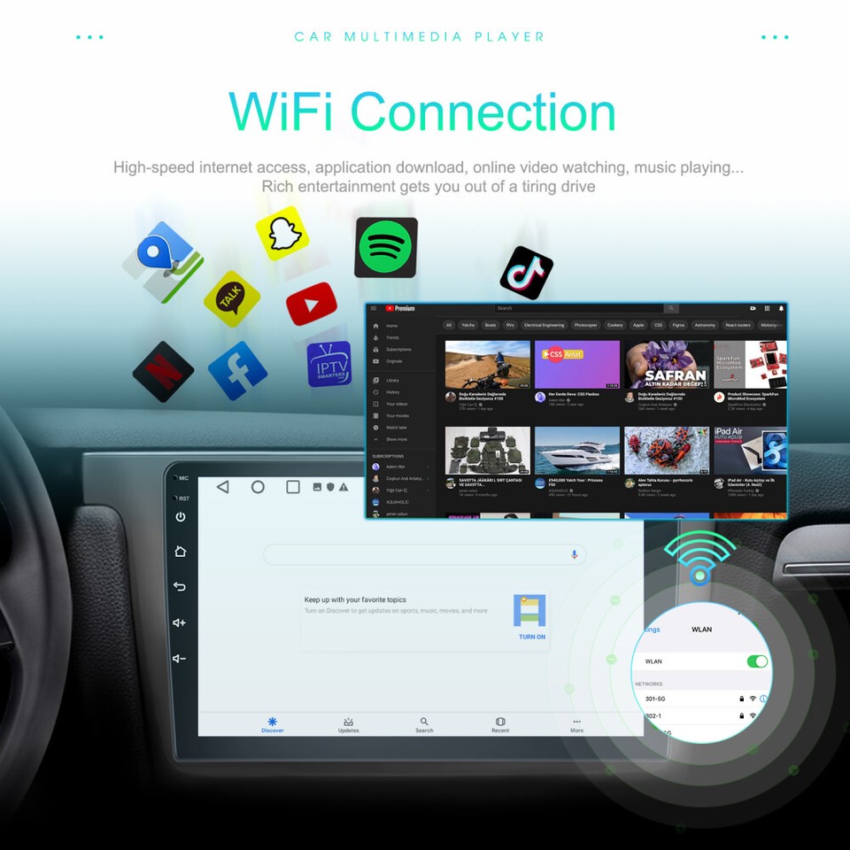 2003-2006 Honda Element Android 13.0 Car Stereo Radio GPS Navi Carplay ...
