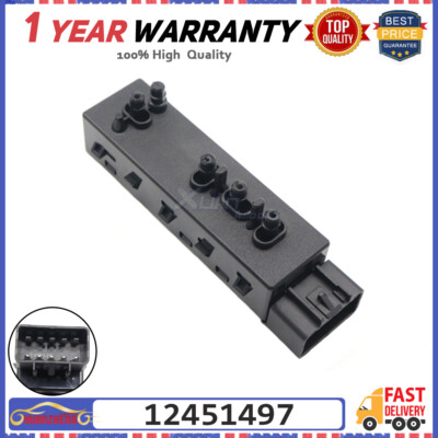 Left Driver 8 Way Power Seat Switch 12451497 for Chevrolet Cadillac GMC ...