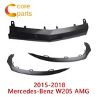 Gloss Black Front Bumper Lower Lip Trim Molding For Benz AMG W205 2015 ...