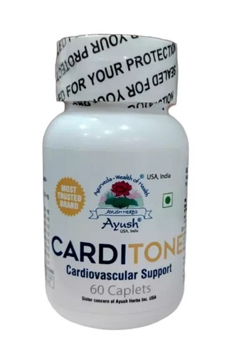 Carditone Ayush Herbs 60 caplets (New Label Same Formula ...