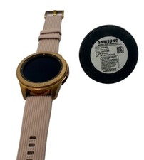 Samsung Galaxy 42mm Stainless Steel Case 200 Rose Gold Band Smartwatch ...