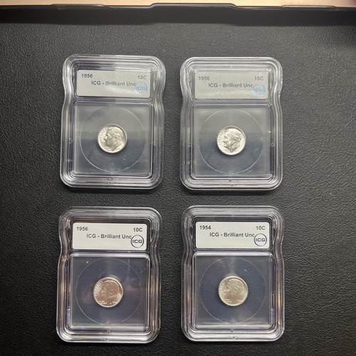 Lot Of 9 ICG Graded Coins | eBay