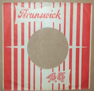 "Brunswick","Company Sleeve","Original","45rpm",7inch","Record",Vintage ...