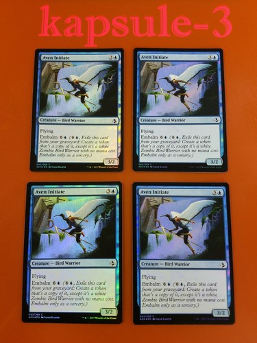 4x Aven Initiate (LP-NM) | FOIL | Amonkhet | MTG Magic Cards | eBay