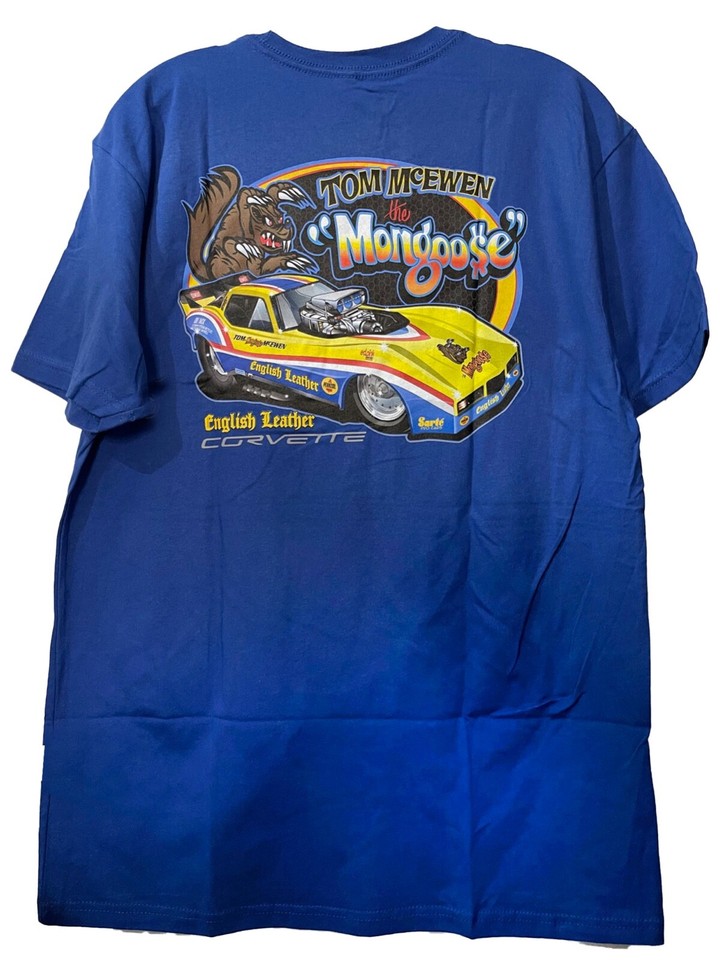 "VRHTF NHRA AWESOME "TOM THE MONGOOSE ENGLISH LEATHER FUNNY CAR" LARGE ...