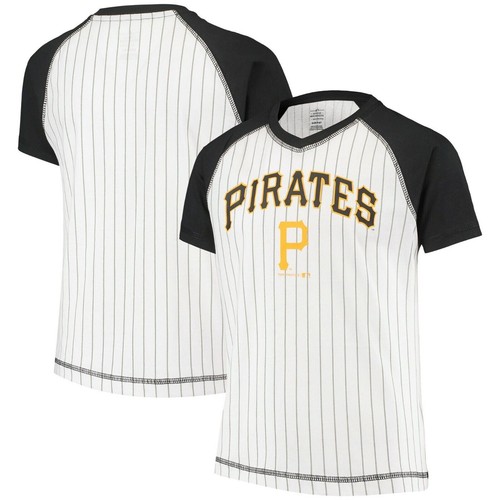 ⚾️ Pittsburgh Pirates MLB Pinstripe Raglin Genuine Merchandise Youth ...
