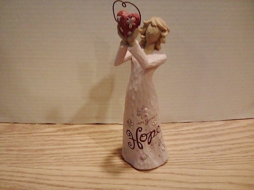 Square One Brand In Grace Hope In Joy Figurine Pink w/Heart EX. | eBay