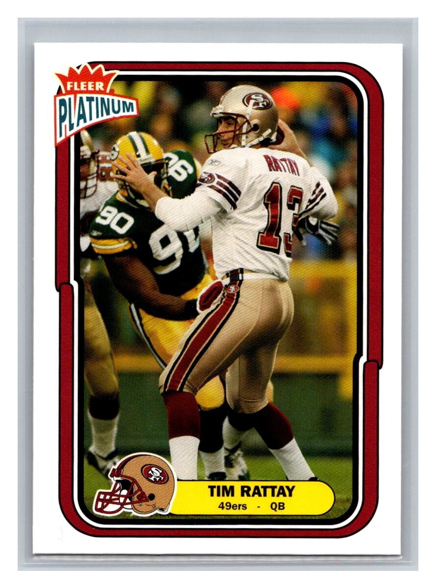 2004 Fleer Platinum #46 Tim Rattay 49ers | eBay