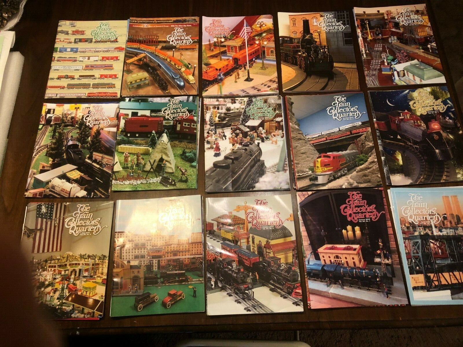 57 COPIES OF TCA TRAIN COLLECTORS QUARTERLY 2006-1920, BEAUTIFUL, LN ...