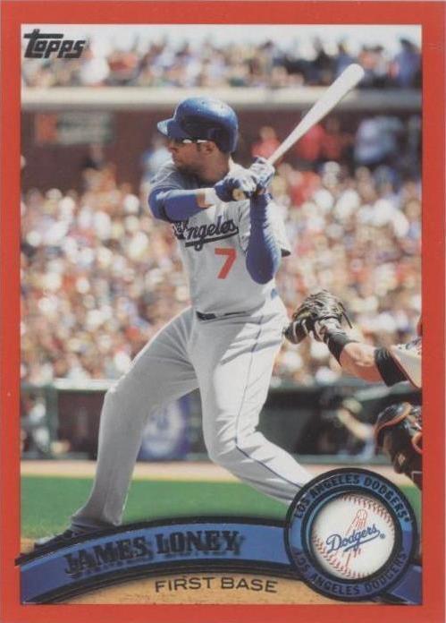 2011 Topps - James Loney #305 Red /245 for sale online | eBay