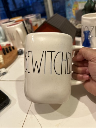 Rae Dunn BEWITCHED Wicked Witch Coffee Tea Mug Magenta | eBay
