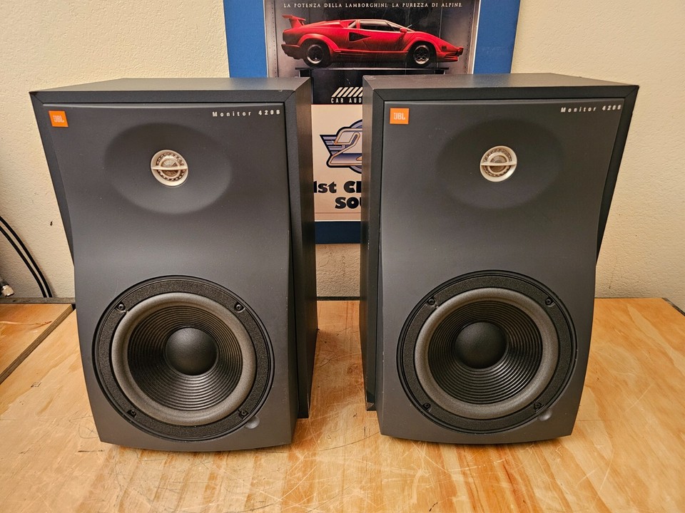 JBL Model 4200 Series 4208 Studio Monitors 2-Way Passive 8" Speakers ...
