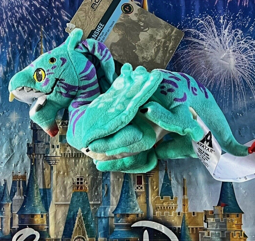Disney Parks Exclusive Pandora Teal Banshee Shoulder Pal Magnet Plush ...