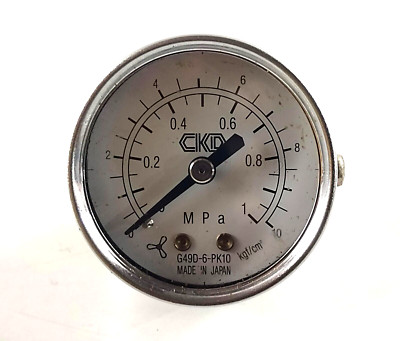 CKD G49D-6-PK10 Pressure Gauge / Flow Meter 0-1 MPA 0-10 kgf/cm2 | eBay