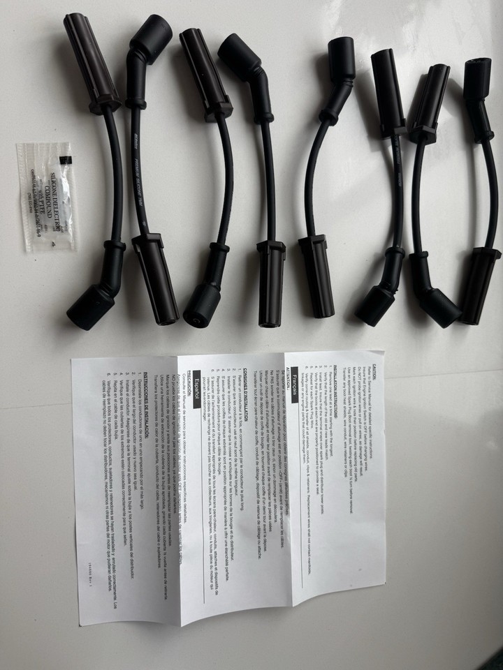 Ac-Delco Spark Plug Wire Set 9748UU for Chevrolet GMC Cadillac Hummer ...