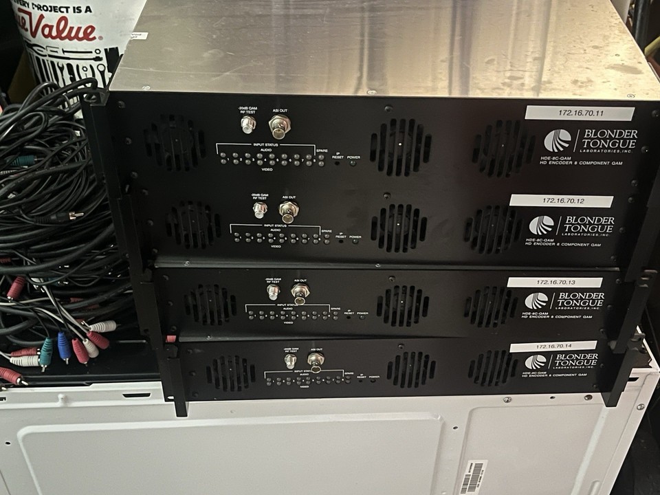 Blonder Tongue Laboratories MPEG-2 HD Encoder 8 Component QAM HDE-8C ...