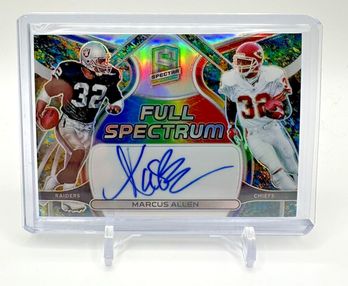 2022 Panini Spectra Full Spectrum Neon Splatter Prizm Auto /8 Marcus ...