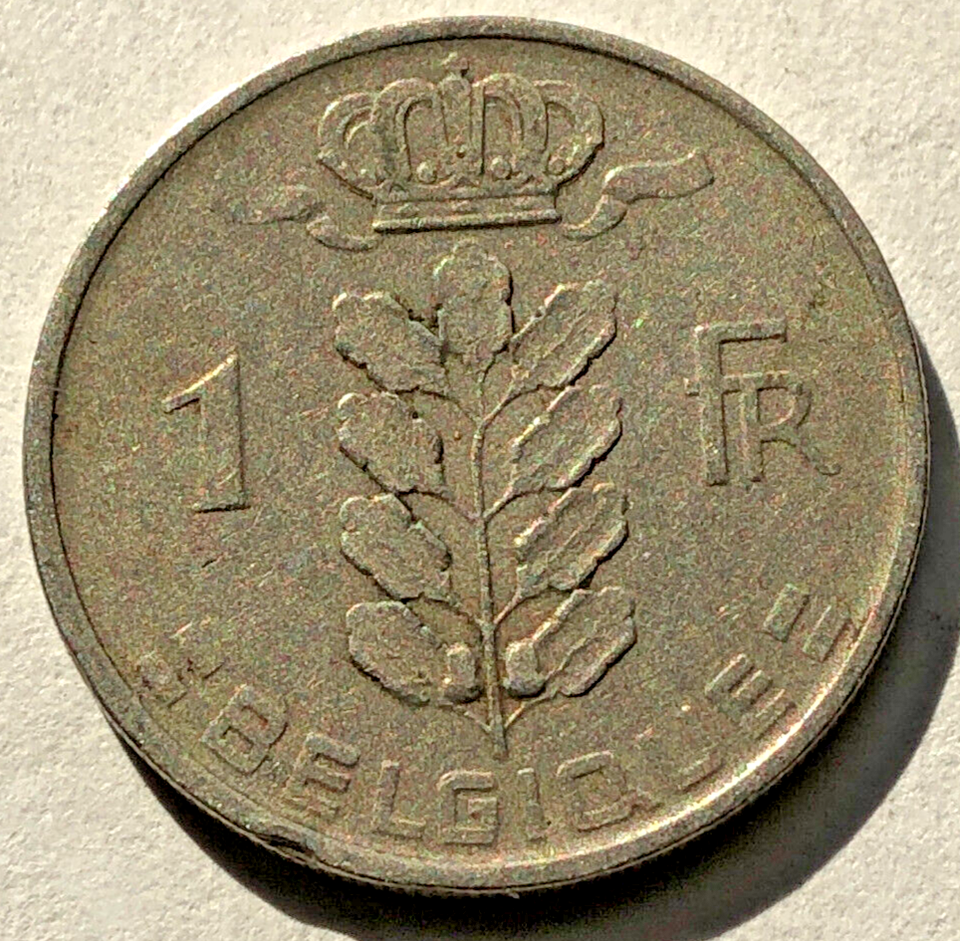 1951 Belgium 1 Franc Coin KM#142 | eBay