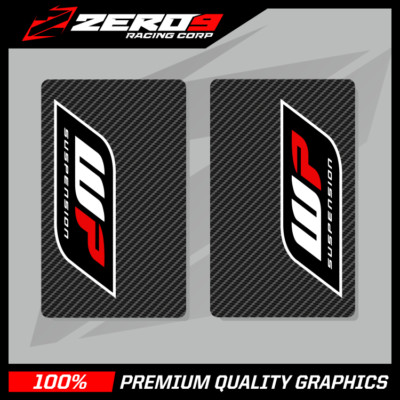 WP UPPER FORK DECALS MOTOCROSS GRAPHICS MX GRAPHICS ENDURO CARBON | eBay