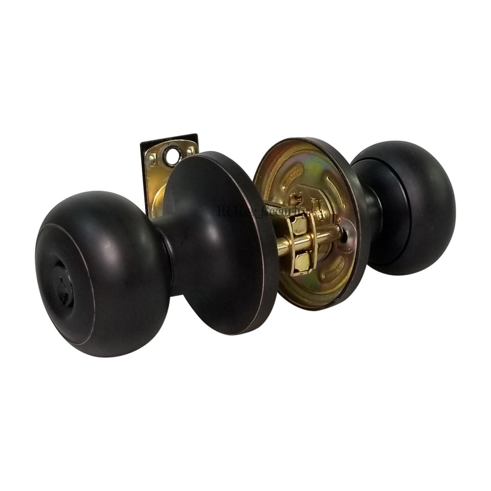 Doorknob and Deadbolt Lock Set Keyed Cylinders 6 Keys Entry Ext/Int Kw1 ...