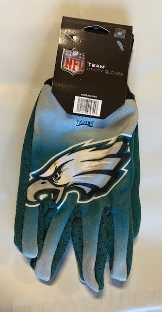Philadelphia Eagles Gloves Sports Logo Utility Work Garden NEW Graphic ...