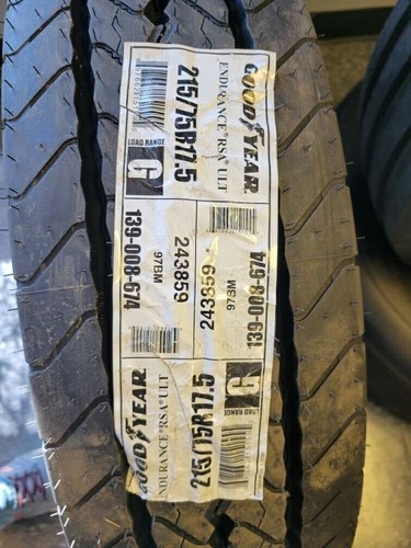NEW 215/75R17.5 16 Ply Goodyear Endurance RSA Tire | eBay
