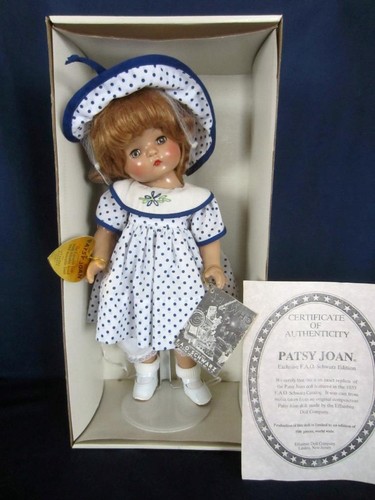 *Effanbee Patsy Joan FAO Schwartz Exclusive Edition 1990's in Box w/ Certificate | eBay