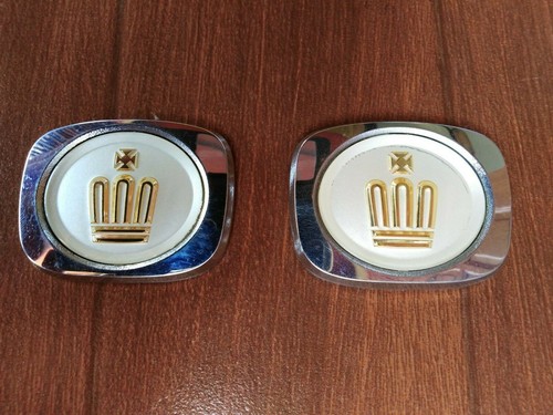 TOYOTA CROWN SIDE ROOF PILLAR EMBLEM CROWN LOGO BADGE GENUINE 1 pair ...