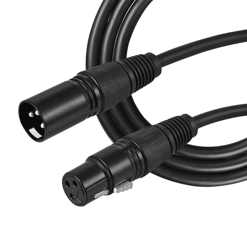 Premium XLR Male to Female All Sizes Microphone Cable Balanced 3 Pin ...