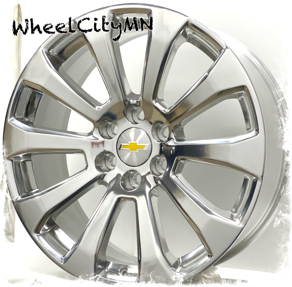 22" Polished OE 5922 Replica High Country Wheels fits 2023 Chevy ...