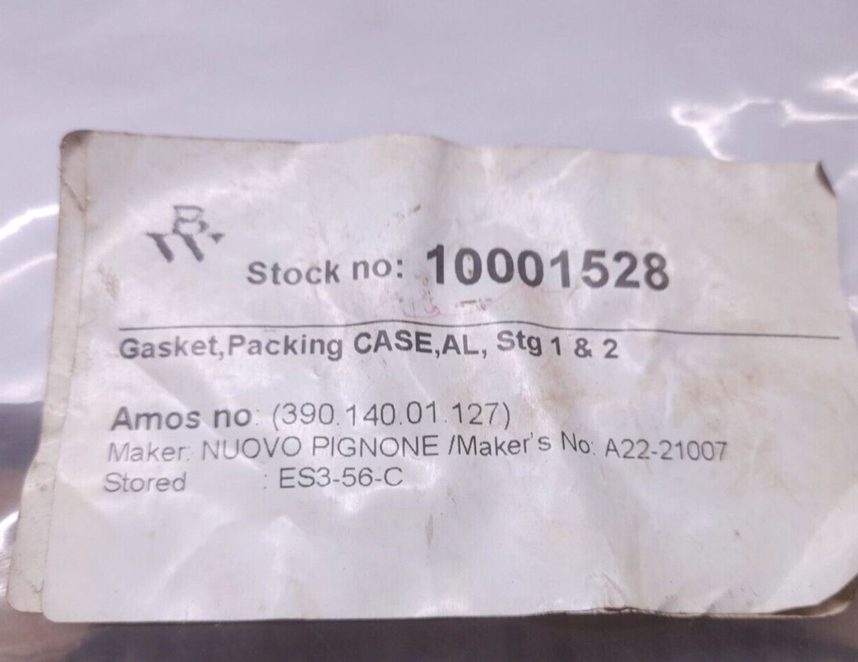 Nuovo Pignone A22-21007 Packing Case Gasket AL Stg 1 & 2 - 83PCs/Lot | eBay