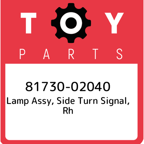 81730-02040 Toyota Lamp assy, side turn signal, rh 8173002040, New ...