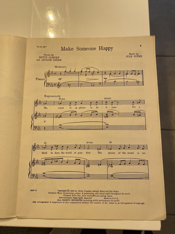 1960 Make Someone Happy Phil Silvers | eBay UK