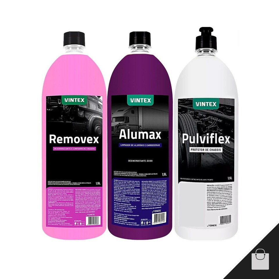 Vintex Removex Alumax Pulviflex Automotive Cleaner Car Maintenance Kit ...