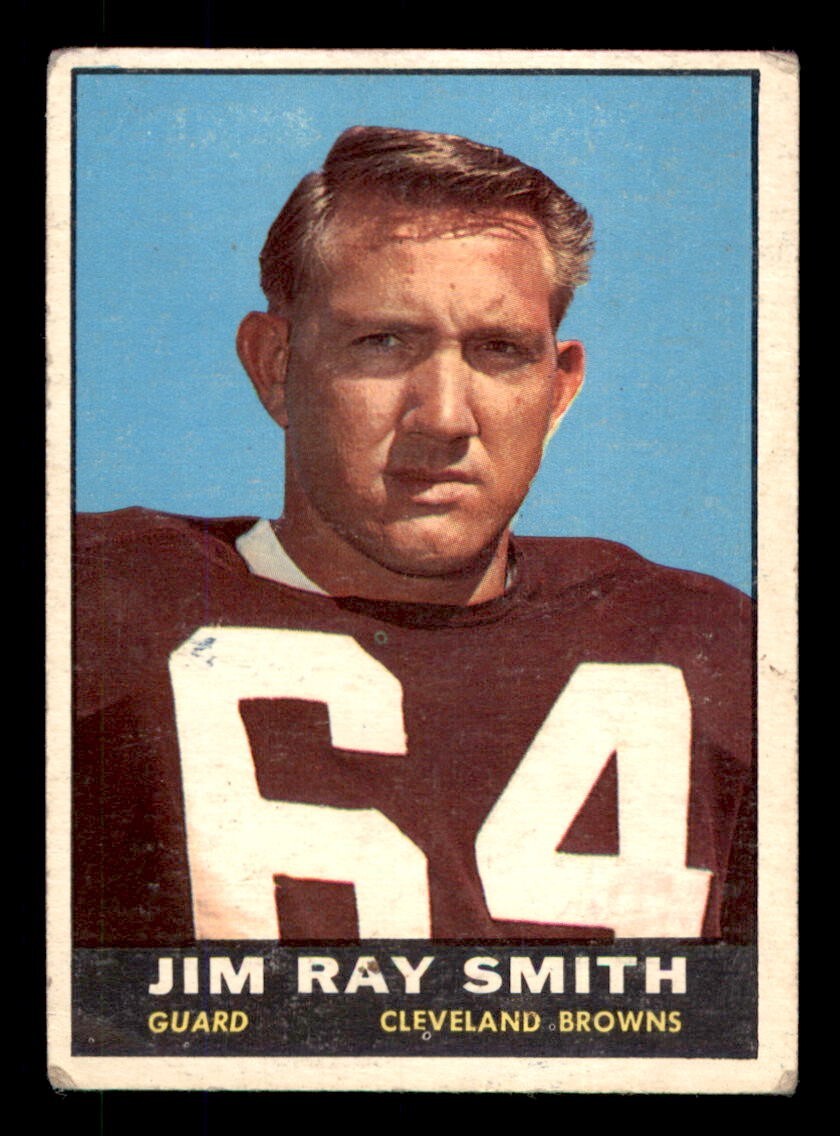 1961 Topps Football #73 Jim Ray Smith GD *f1 | eBay