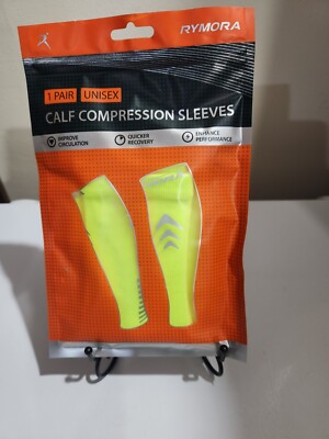 RYMORA Calf Compression Sleeves UNISEX Fluorescent New Open Box / Med ...