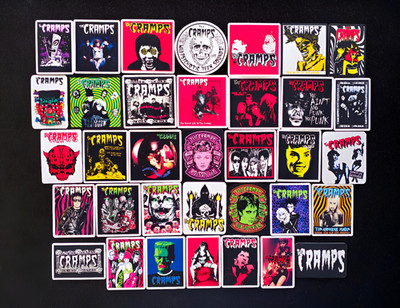 The Cramps Vinyl Decal Stickers Goth Punk Rock Psychobilly Lux Poison ...