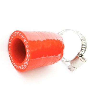 Silicone Radiator Bypass Cap High Temp Coolant Water Heater Port Red 5/ ...