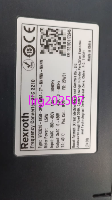 1pc used Rexroth VFC3210-1K50-3P4-MNA-7P-NNNNN-NNNN 1.5KW 380-480V | eBay