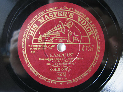 78rpm CHARLIE CHAPLIN SINGING ! HIS ONLY VOCAL 78 RECORD ! | eBay